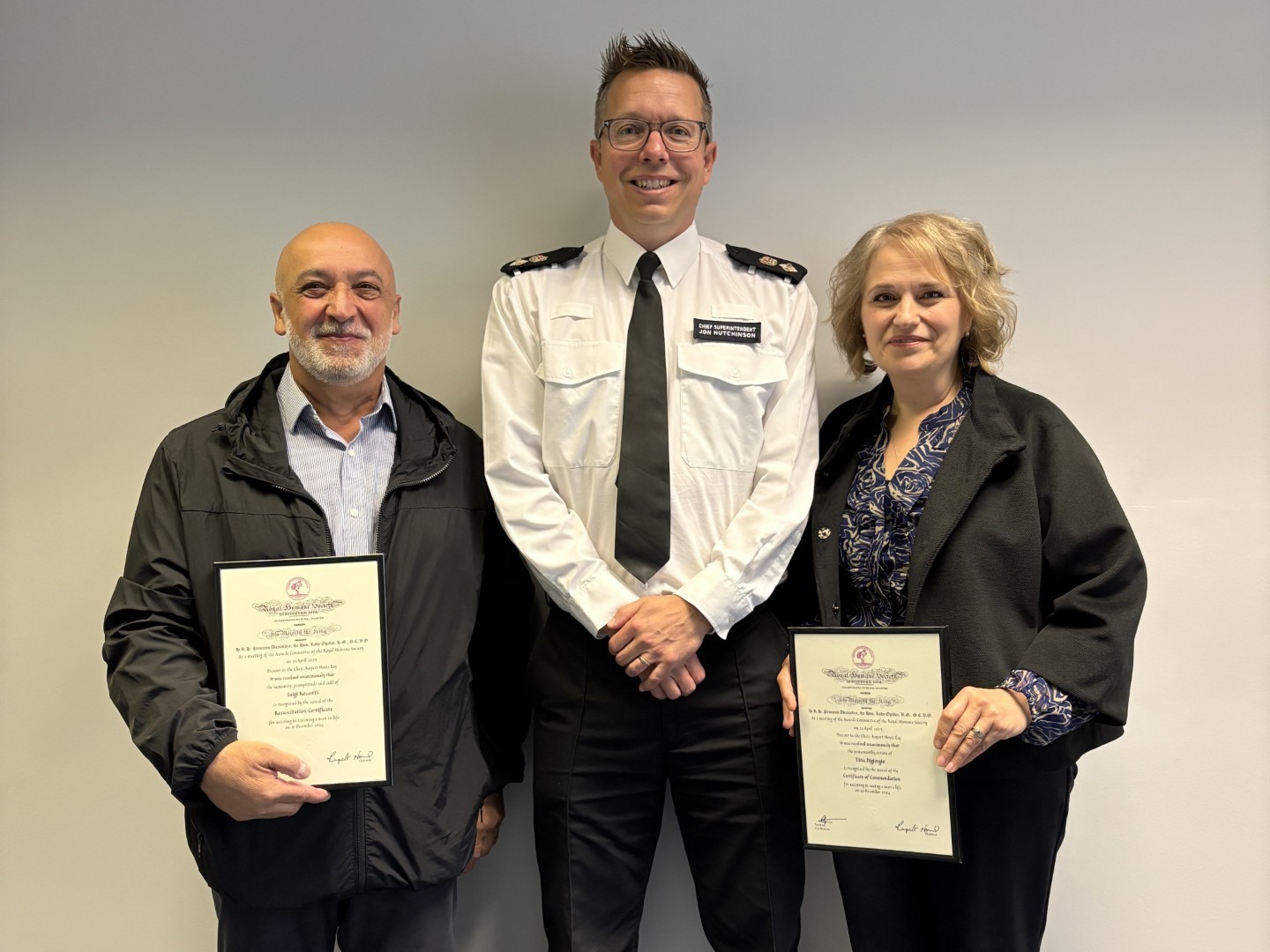 Heroic honours for husband and wife who saved man’s life ...